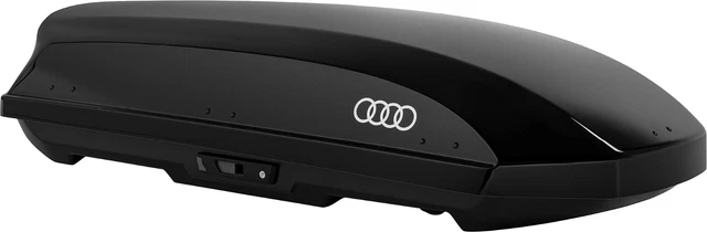GENUINE AUDI SKI And Luggage Roof Box 4K1071200 Y9B 310L Black Lockable ...