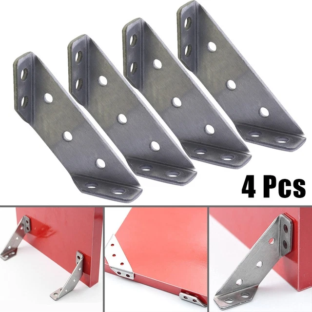 STRONG SUPPORT CAPACITY Stainless Steel Angle Corner Brackets – Pack of ...