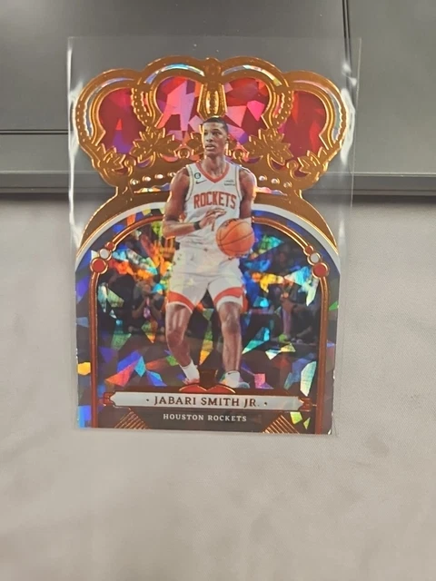 2022-23 CROWN ROYALE cristal glace fissurée Jabari Smith Jr. Rockets ...