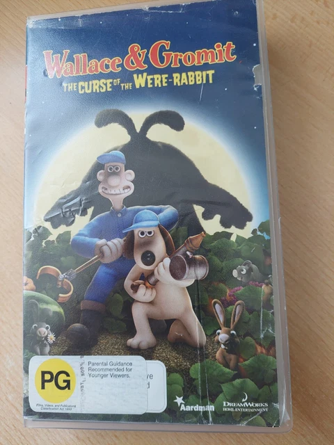 WALLACE AND GROMIT The Curse Of The Were-Rabbit VHS VERY RARE EUR 116 ...