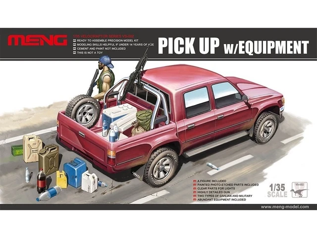 MENG MODEL - Pick Up W/Equipment 1/35 Vs-002 EUR 31,30 - PicClick DE