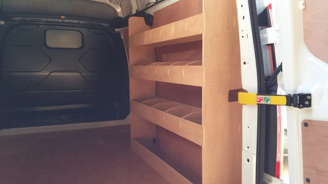 FORD TRANSIT CUSTOM LWB Van Racking Plywood Shelving Storage ...