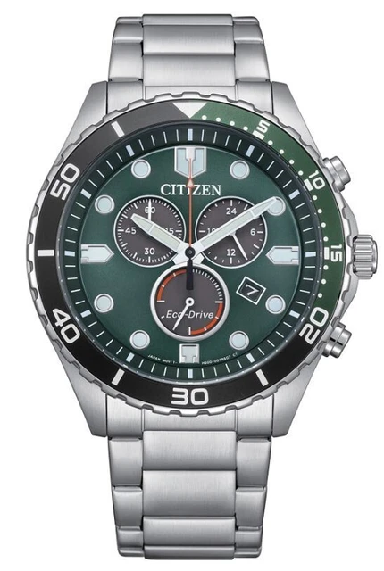 MONTRE HOMME CITIZEN Of Collection Chrono AT2561-81X Eco Drive-Acero-10 Barre EUR 238,46 ...