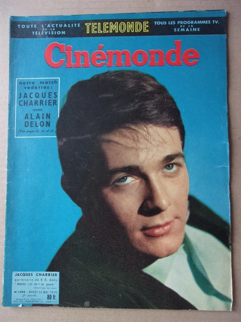 CINÉMONDE N°1294 DE 1959: Jacques Charrier-Alain Delon-Kim Novak-Simone ...
