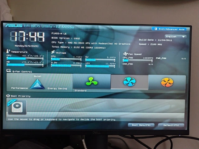 ASUS F1A55-M LE Socket FM1 AMD Motherboard, CPU and Memory Dual ...