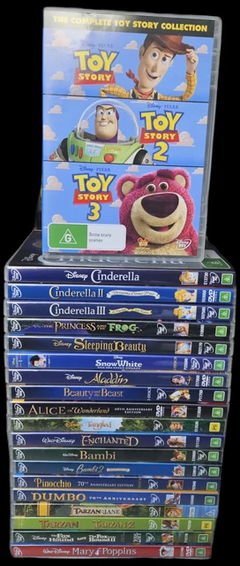 DISNEY DVD KIDS Bundle 24 Complete Movies Region 4 Free Fast Despatch ...