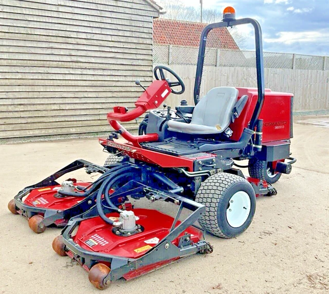 2008 TORO GROUNDSMASTER 3500-D Sidewinder Triple Pod Mulching Ride On ...