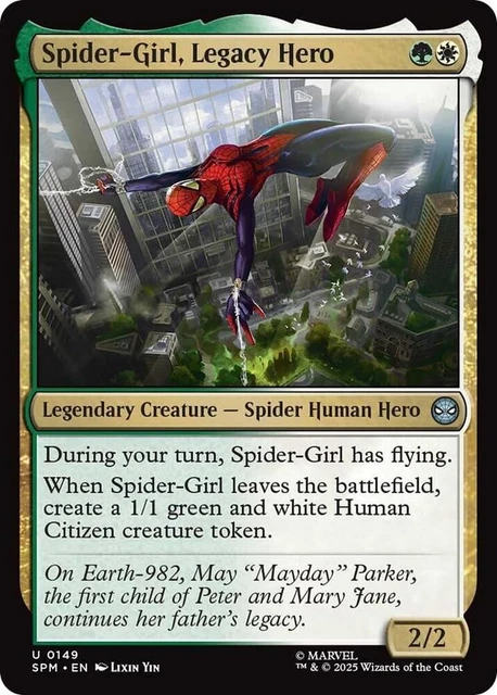 SPIDER-GIRL, LEGACY HERO *FOIL* - Marvel's Spider-Man - 149 - LP/NM £1. ...