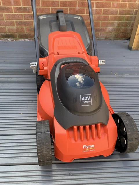 FLYMO LAWNMOWER 300R Li EasiStore 40V Cordless Lawn Mower No Batteries ...