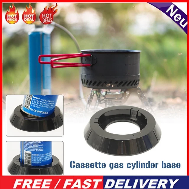 CASSETTE BUTANE GAS Tank Holder Portable Butane Canister Stand Outdoor ...