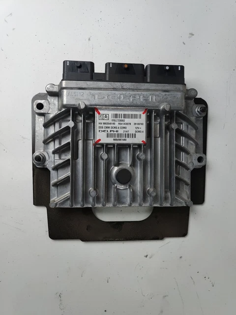 9663548180 CALCULATEUR MOTEUR Ecu / 128596 Pour Peugeot 308 I 4A_, 4C ...