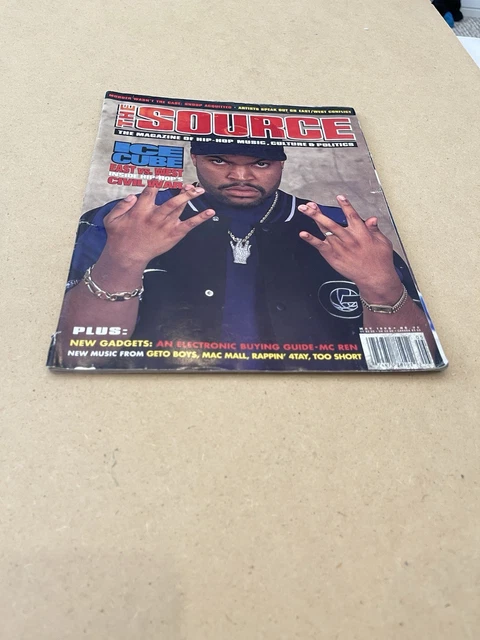 VINTAGE THE SOURCE Magazine May 1996 Issue 80 Ice Cube Easy Vs West ...