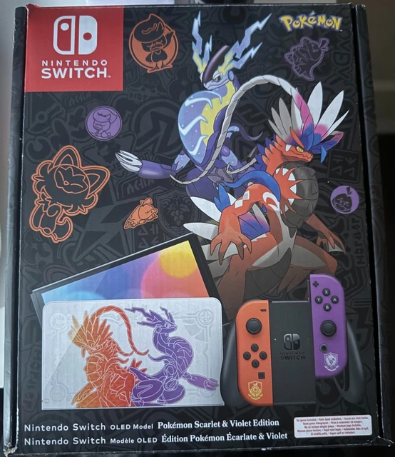 NINTENDO SWITCH POKEMON Scarlet and Violet Limited Edition Oled Model ...
