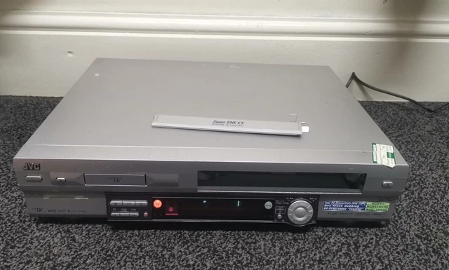 JVC HR-DVS3 MINI DV & S-VHS Super VHS PLAYER/RECORDER Combi, One Touch ...