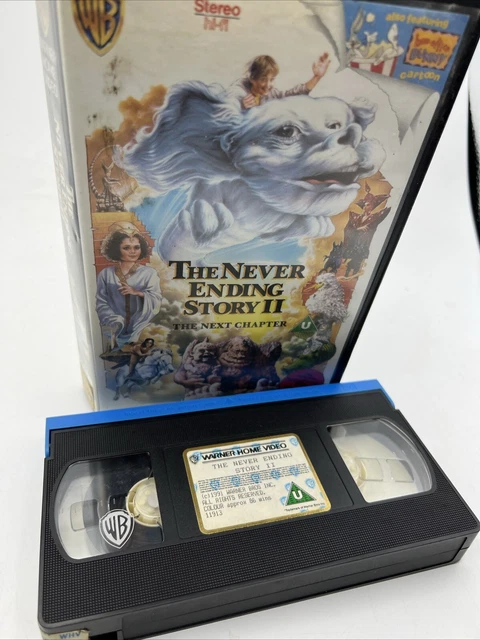 THE NEVER ENDING Story Part 2 VHS Video Big Box Ex Rental Cert Warner £ ...
