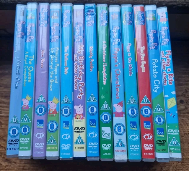 PEPPA PIG ULTIMATE DVD COLLECTION 13 DVDs ALL GOOD CONDITION OVER 12 ...