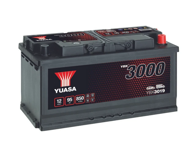 YUASA CAR BATTERY 12V 95Ah 850A B3 T1 Starter SMF Replacement For G ...