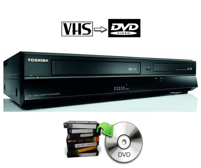 TOSHIBA DVR19DT DVD VHS Recorder Combo Copy VHS to DVD £149.99 ...
