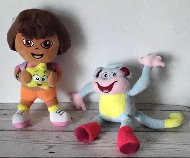DORA THE EXPLORER And Boots Monkey Soft Toy Cuddly Teddy £20.00 ...