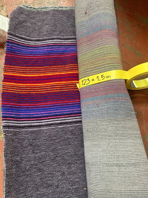 1M OF RETRO Coach/Bus/Train/Camper Fabric (Moquette) £20.00 - PicClick UK
