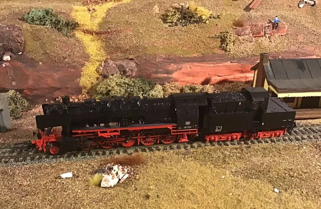 MARKLIN HO SCALE Class DB 2-10-0 steam locomotive N.501232 SMOKE+SOUND ...