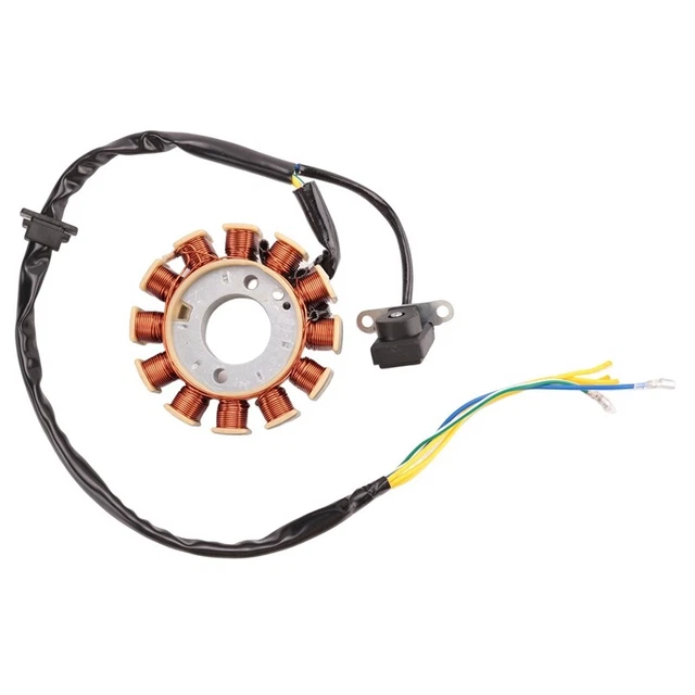 COIL 12 POLE Stator DC Coil Ignition Stator for GY6 125Cc 150Cc ...