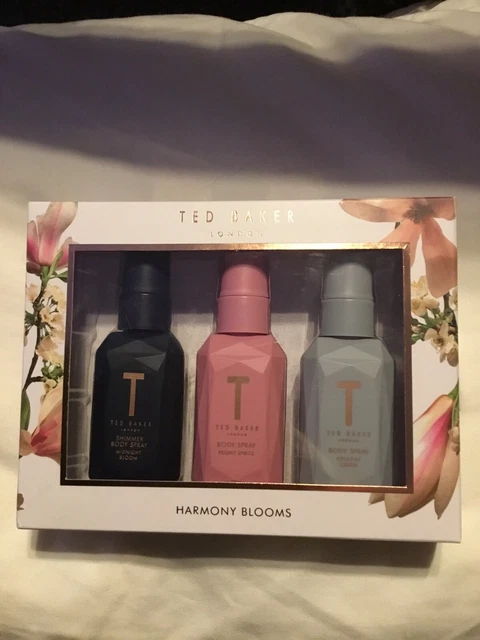 TED BAKER GIFT Set HARMONY BLOOMS Body Spray Trio - Ladies £15.00 ...