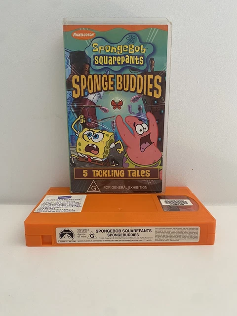 SPONGEBOB SQUAREPANTS : Sponge Buddies VHS Video Tape Nickelodeon 90’s ...