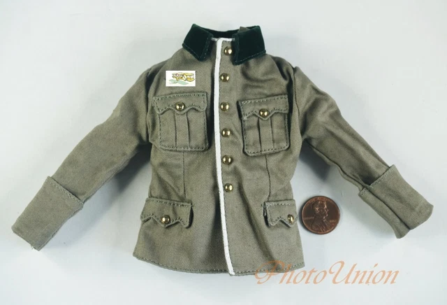 DRAGON 1/6 FIGUR WW2 German Elite Guard Officer Uniform Field Blouse ...