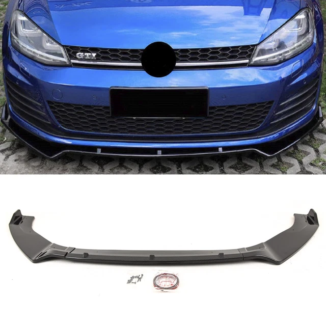 VW GOLF MK7 MK7.5 R GTD GTI TSI TDI 13-20 Front Lip Splitter Spoiler ...