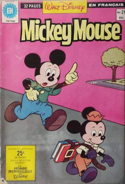 MICKEY MOUSE - n°21 - Dompteur de monstres - Ed HERITAGE - CANADA EUR 7 ...