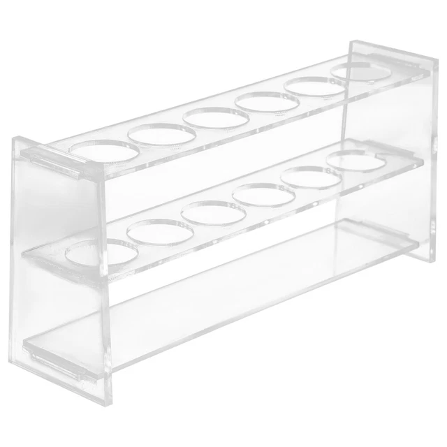 CULTURE TUBE RACK Microcentrifuge Colorimetric Transparent Test Holder ...