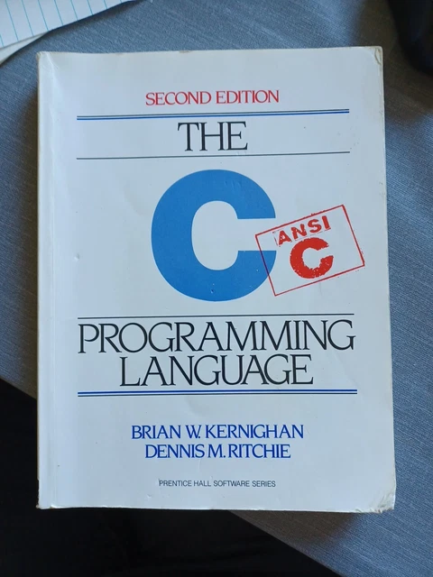 C PROGRAMMING LANGUAGE by Dennis Ritchie and Brian Kernighan (1988 ...