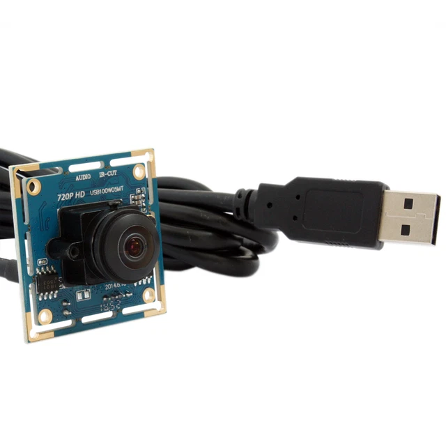 HD USB CAMERA Module 720P Webcamera PCB Board 170 Degree Fisheye Wide ...