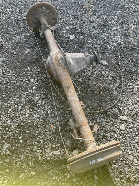 MGB 1963 CHROME Bumper Complete Rear Banjo Axle Assy /Steel Bolt On ...