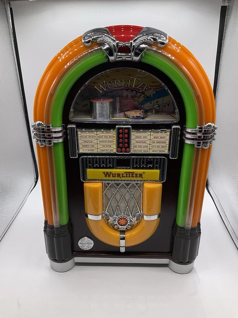WURLITZER JUKEBOX MINI Bubbler Model: WR-18 (No Remote) EUR 293,09 ...
