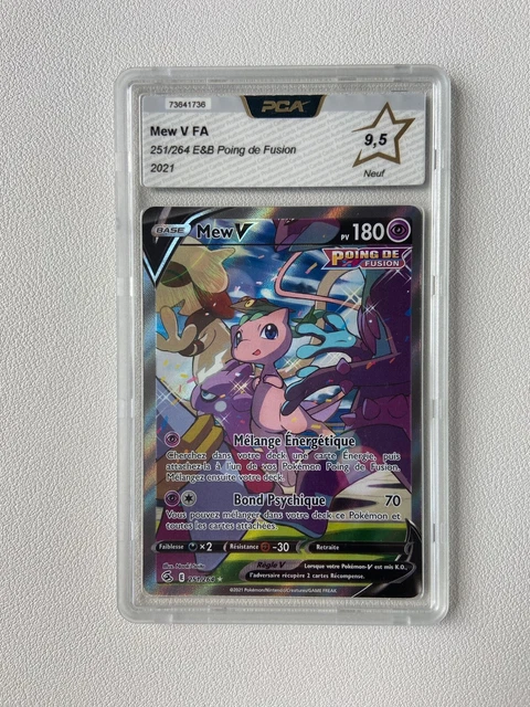 CARTE POKEMON PCA 9,5 Mew V FA Alternative 251/264 Poing De Fusion Ultra Rare... EUR 10,50 ...