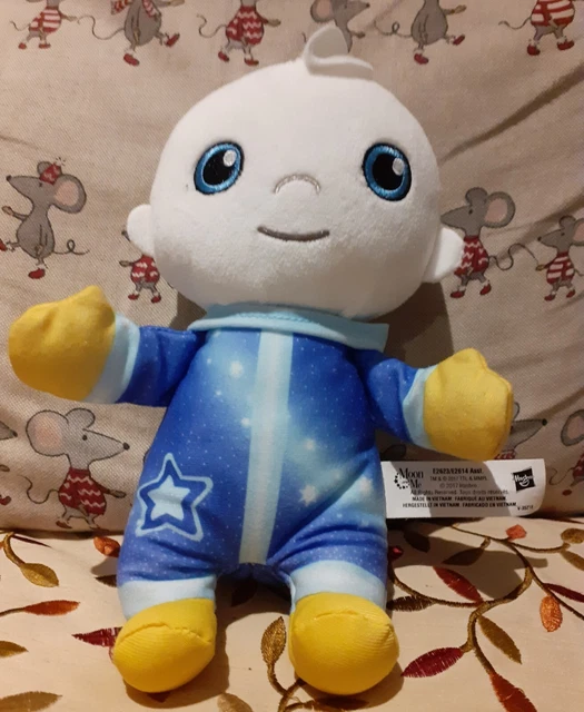 HASBRO CBEEBIES MOON Baby Moon And Me 8"Plush Soft Toy Free Uk Postage ...