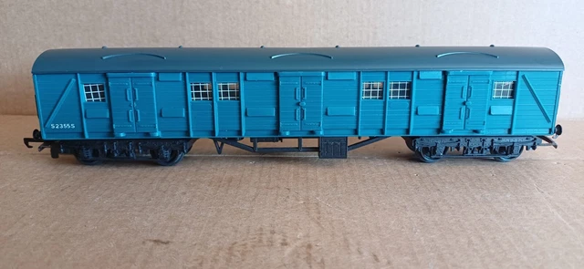TRIANG R226 OO Gauge Utility Parcels Van S2355S Blue Opening Doors VGC ...