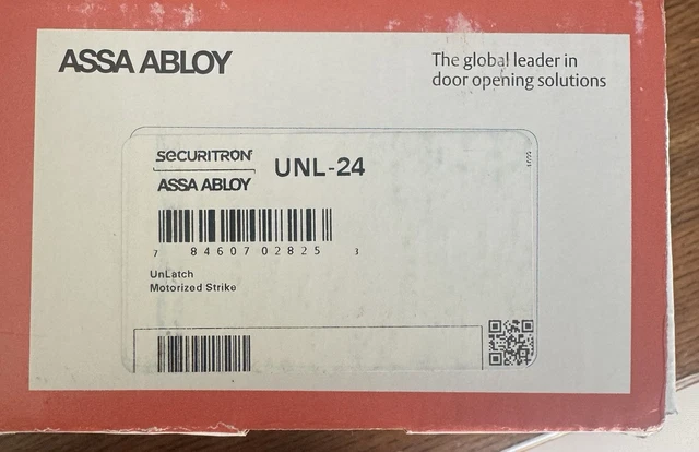 ASSA ABLOY SECURITRON UNL Electric Strike Complete PAC UNL-24 $278.44 ...