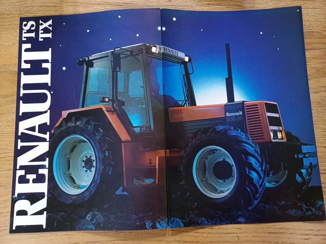 PROSPECTUS TRACTEUR RENAULT Ts/Tx Tractor Brochure Prospekt Traktor EUR 4,50 - PicClick FR