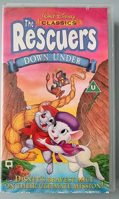 WALT DISNEY CLASSICS The Rescuers Down Under VHS 1997 Bob Newhart EUR 6 ...