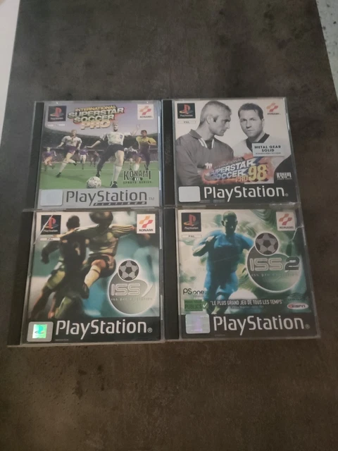LOT DE QUATRE Jeux ISS Pro Complets Pour Sony PlayStation 1. EUR 60,00 ...