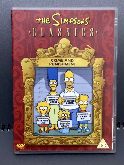 SIMPSONS - CRIME and Punishment (PG) DVD UK Release Genuine Disk ...