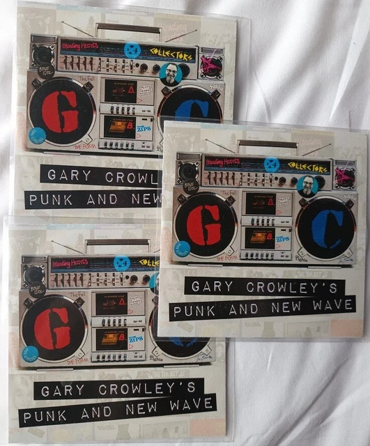 GARY CROWLEY'S PUNK & New Wave vol. 1. Three promo CDs for box set ...