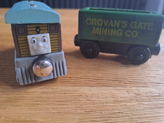 THOMAS THE TANK Engine Wooden Toby And Coal Car Crovan's Gate Mining Co ...