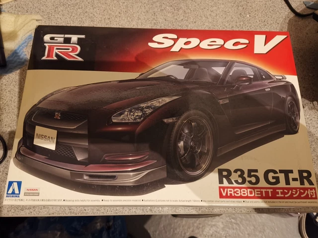 AOSHIMA 1/24 NISSAN R35 GT-R Spec V Model Car Kit (046845) EUR 54,04 - PicClick DE