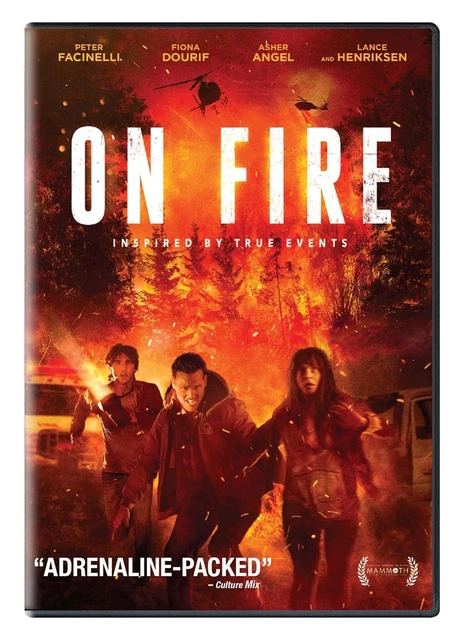 ON FIRE (DVD) Peter Facinelli Fiona Dourif Asher Angel Lance Henriksen ...