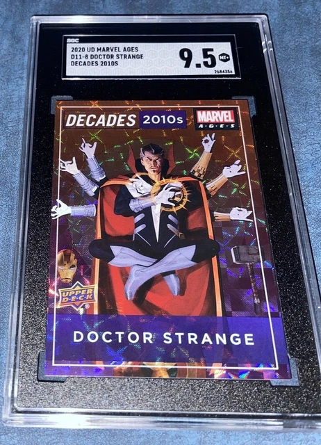 DOCTOR STRANGE UD Marvel Cards Ages Decades 2010s Prism Insert card SGC ...