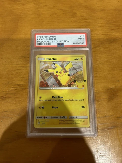 POKEMON TCG MCDONALD’S Collextion Holo Pikachu PSA 9 EUR 15,14 ...